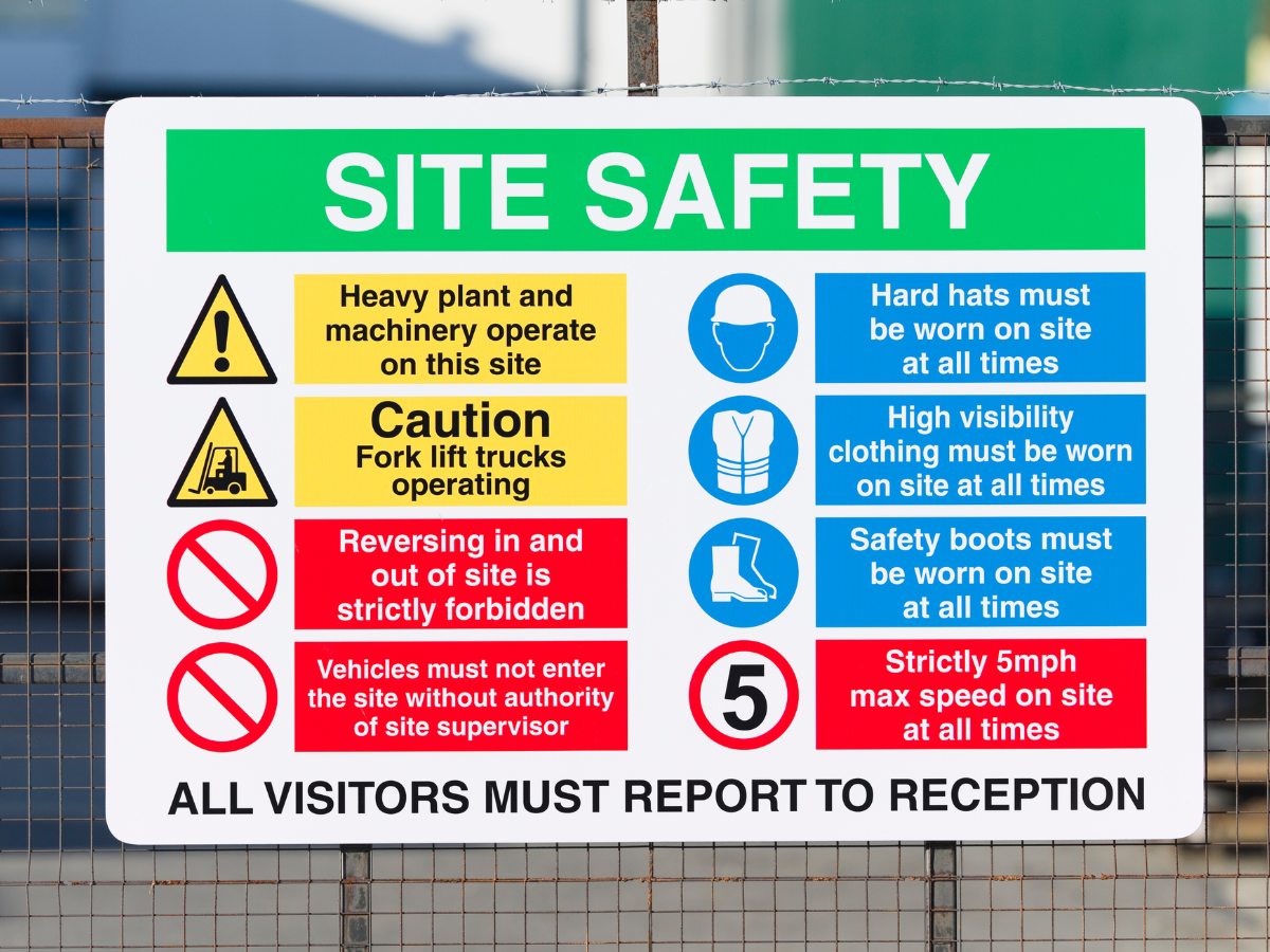 Safety Signs Regulations Compliance