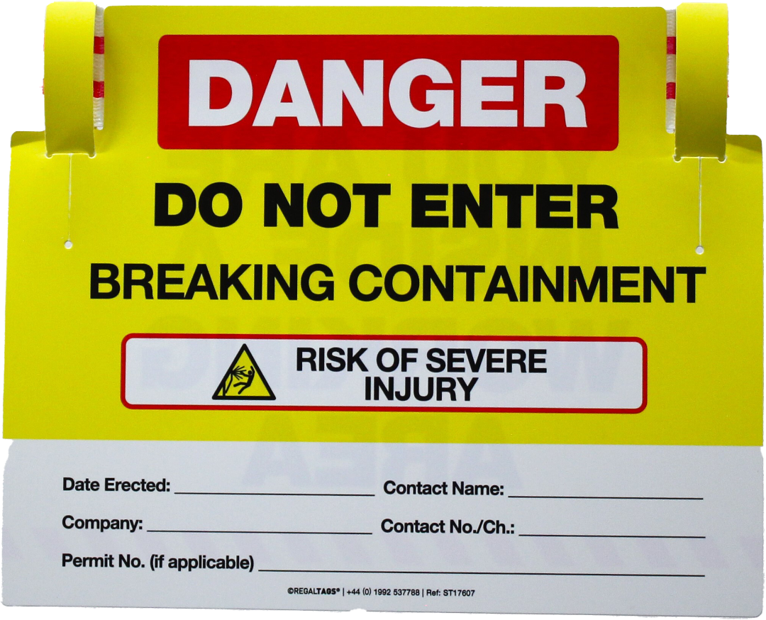 NOGO® Barrier Signs | REGALTAG